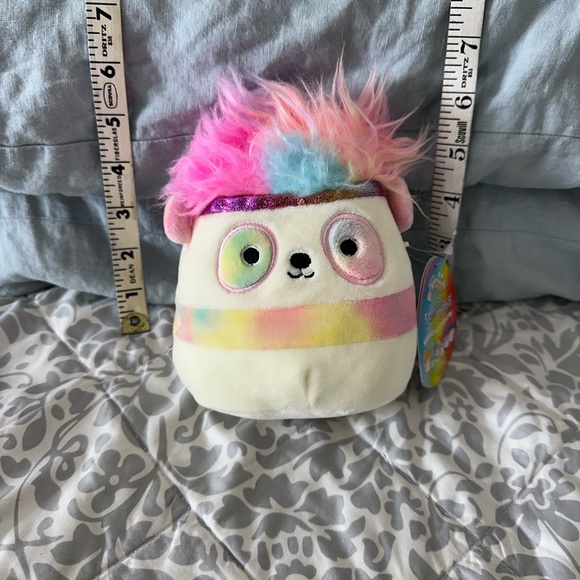 Squishmallows | Toys | Colorful Plush Toy With Rainbow Fur Pearson ...